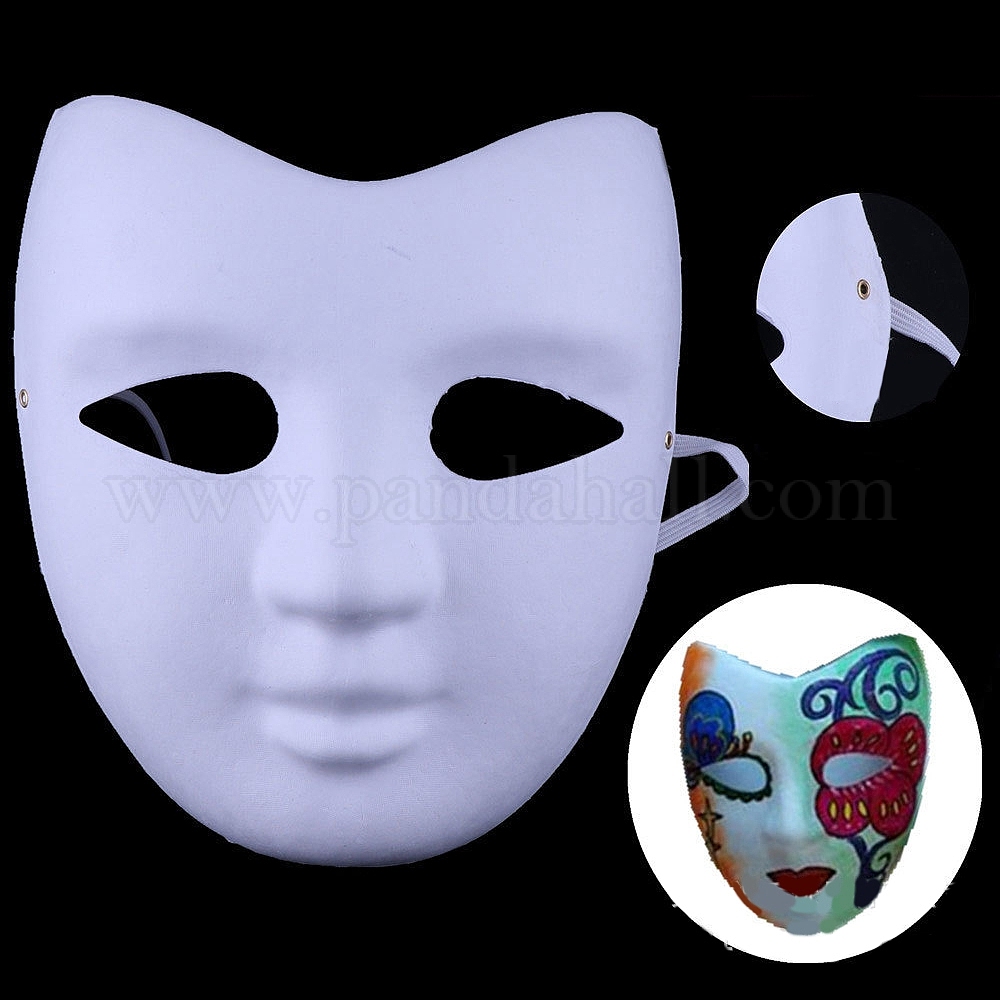 Wholesale DIY Hand Painted Party Face Mask - Pandahall.com