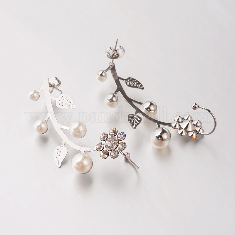 Wholesale 304 Stainless Steel Cuff Earring - Pandahall.com