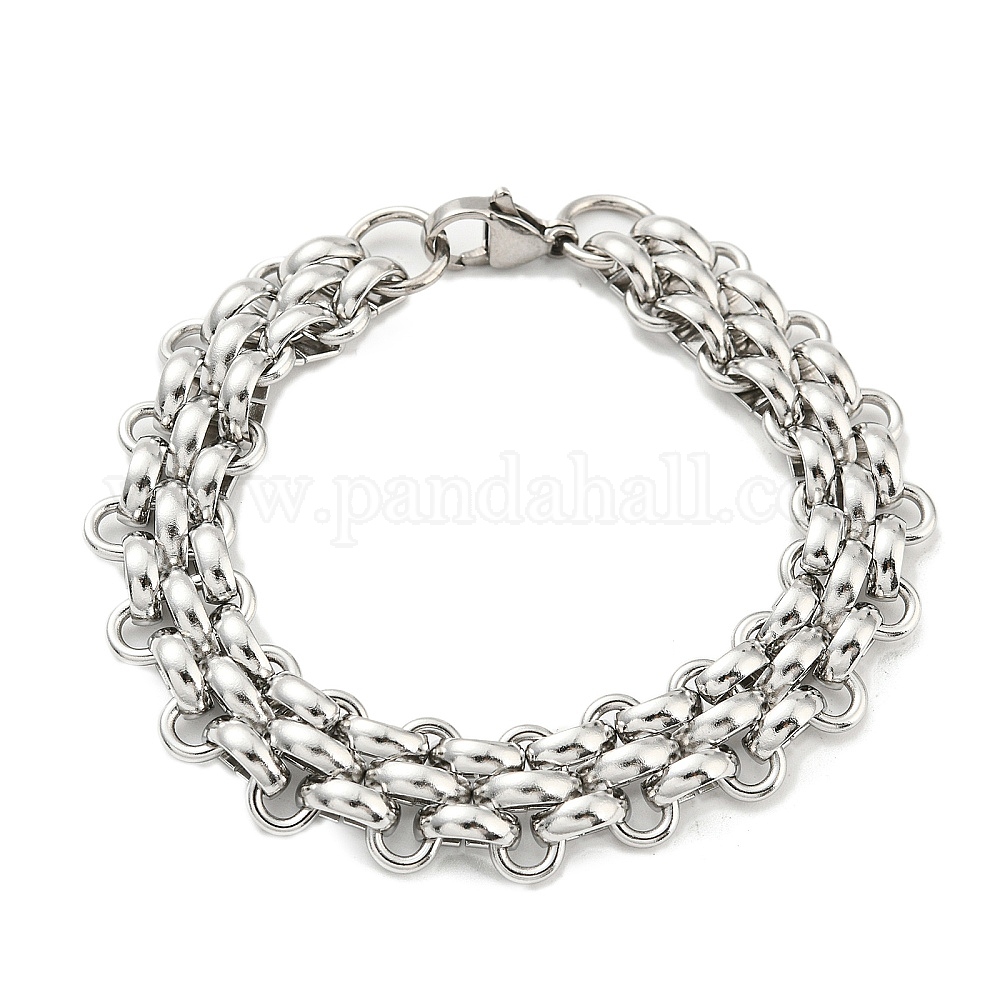 Wholesale Non-Tarnish 304 Stainless Steel Mesh Chain Bracelet ...