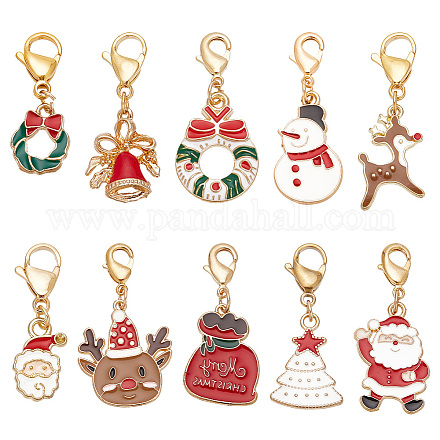 Christmas charms for jewellery making store