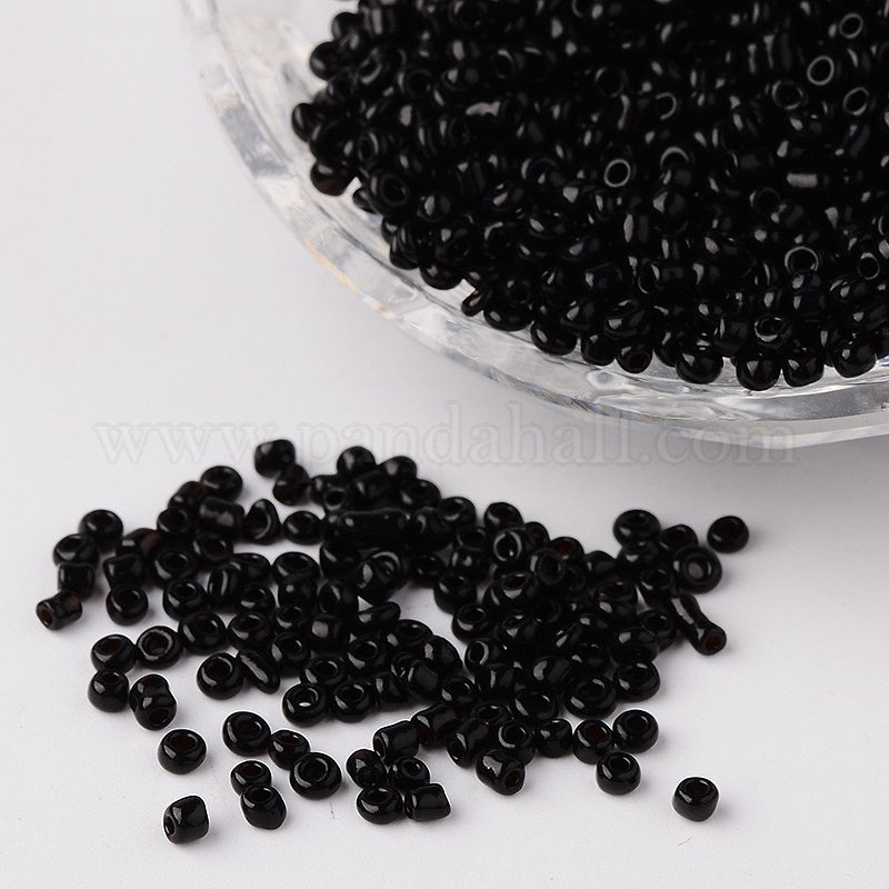 Wholesale 12/0 Opaque Colours Round Glass Seed Beads - Pandahall.com