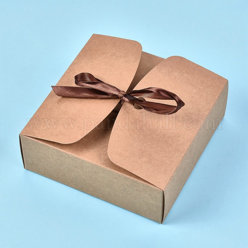Wholesale Kraft Paper Gift Box - Pandahall.com
