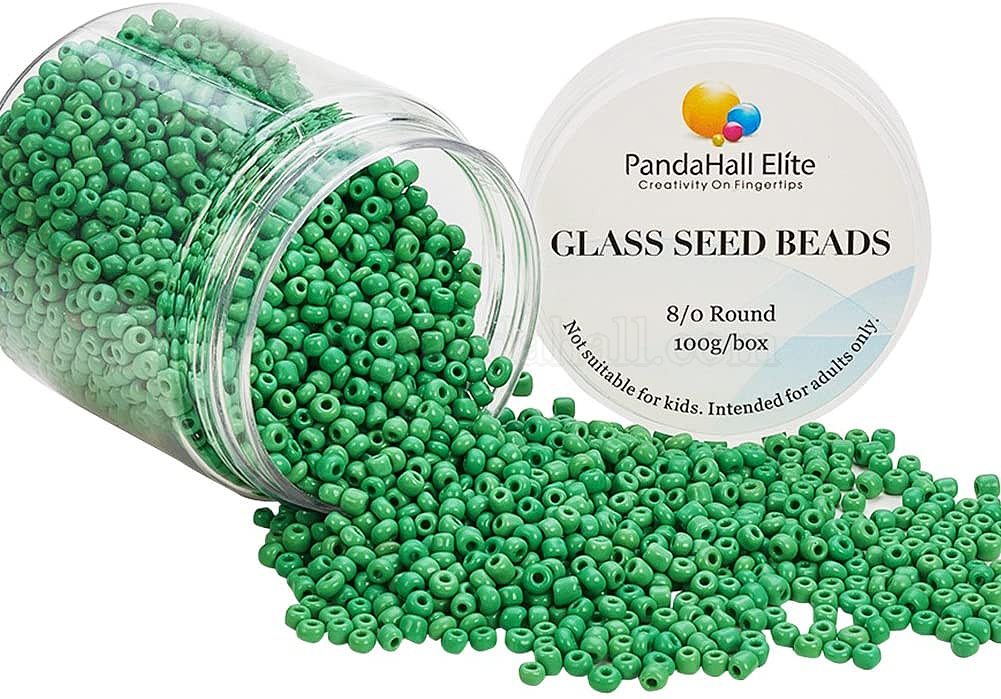 Wholesale 8/0 Round Glass Seed Beads - Pandahall.com