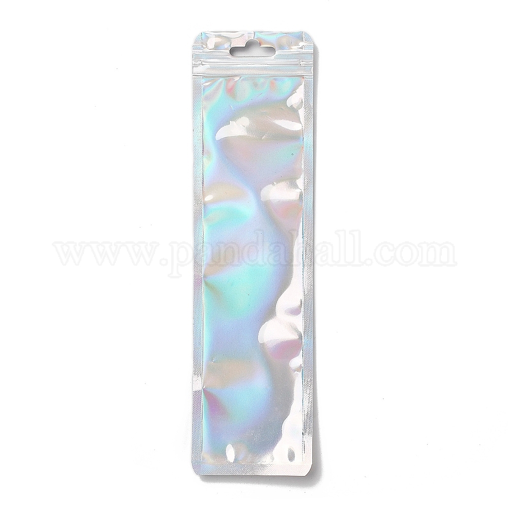 Wholesale Glitter Holographic Plastic Packaging Yin-yang Zip Lock Bags ...