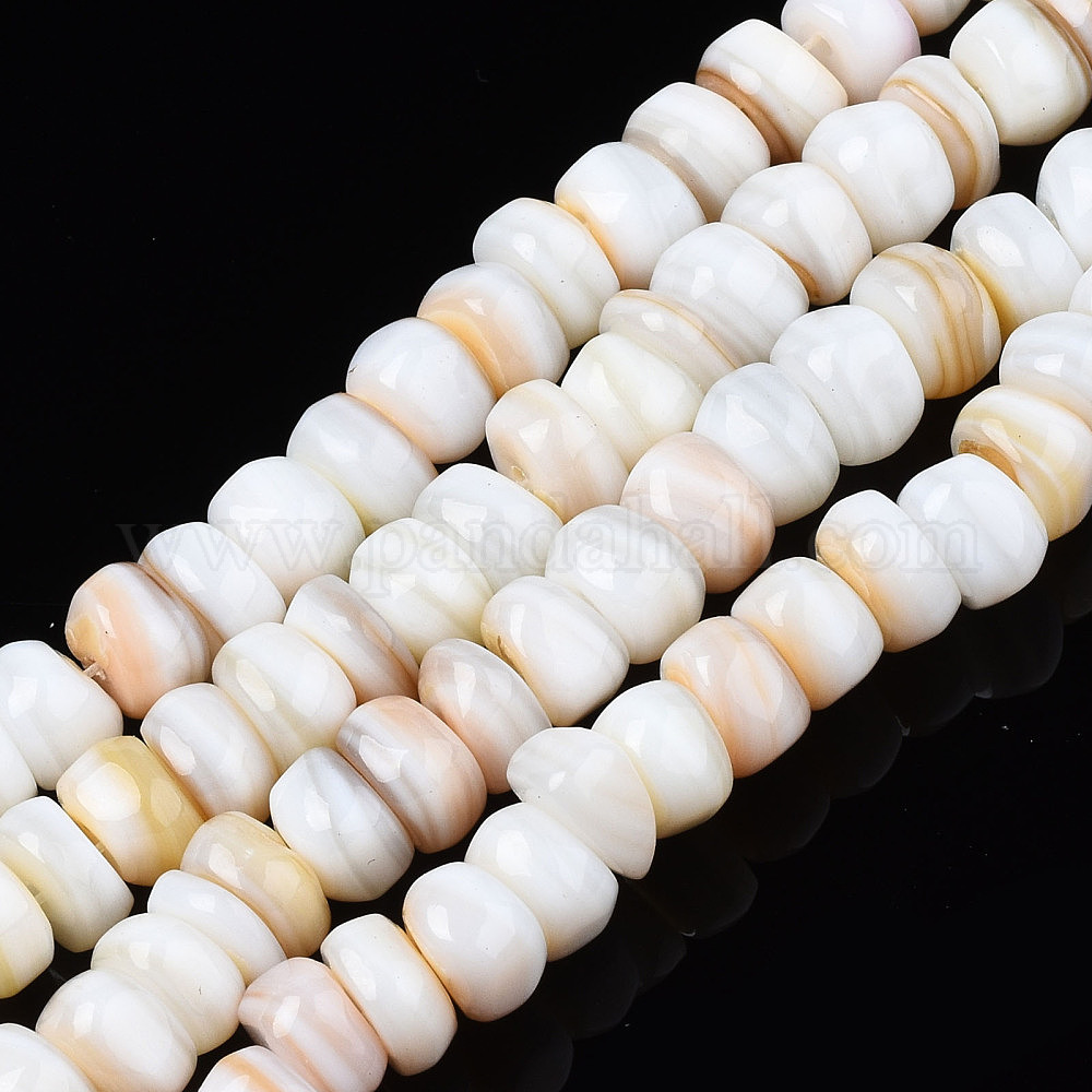Wholesale Natural Trochid Shell/Trochus Shell Beads Strands - Pandahall.com