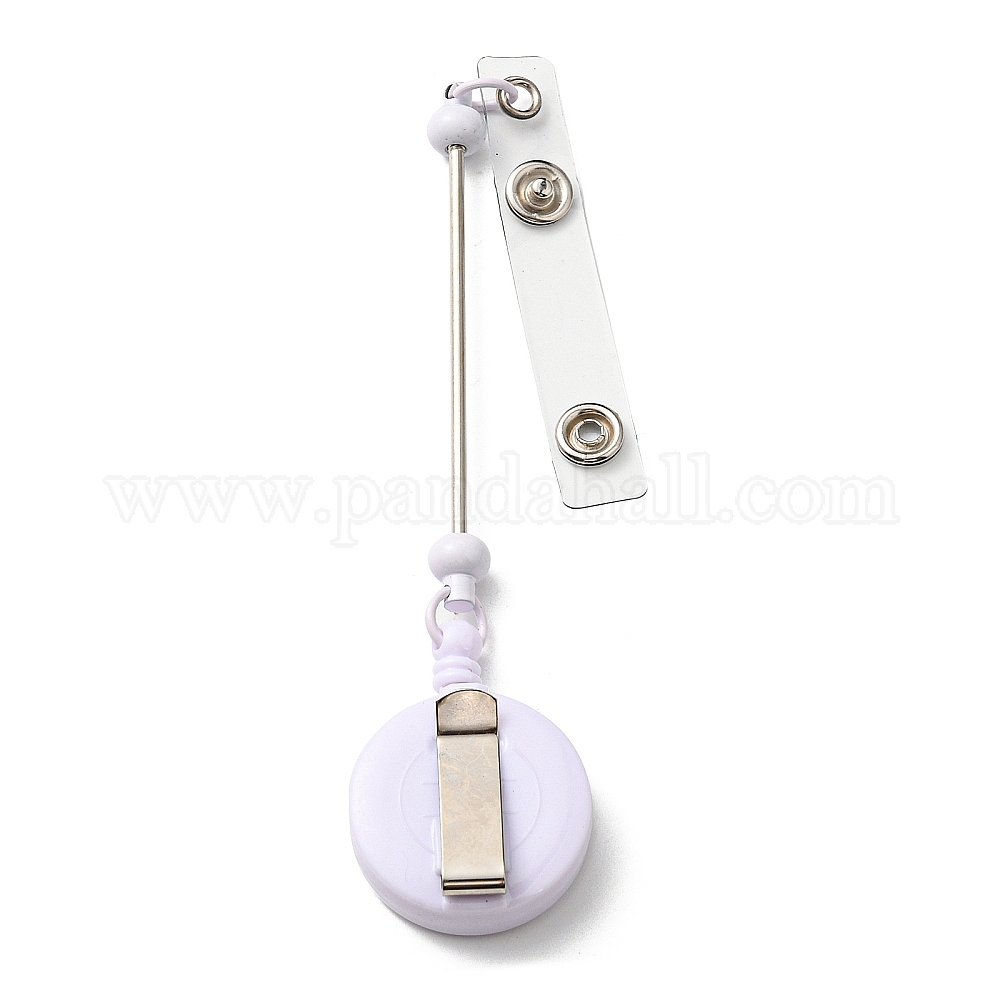 Wholesale Iron & Plastic Beadable Badge Reels - Pandahall.com