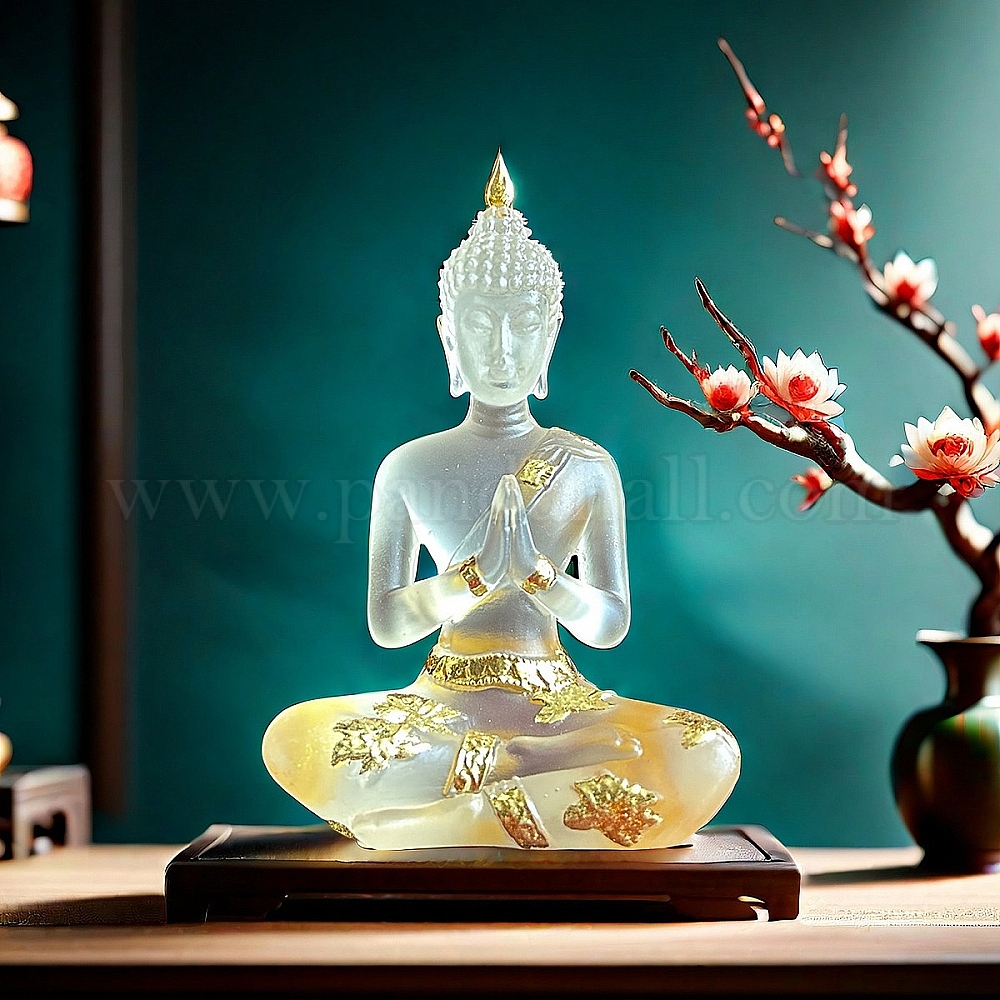 Wholesale Resin Buddha Statue Display Decoration - Pandahall.com