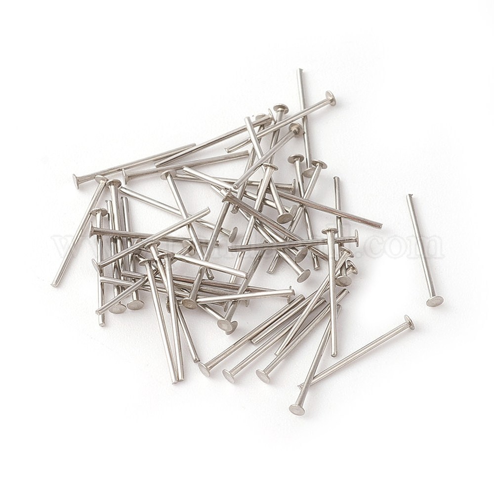 Wholesale Tarnish Resistant 304 Stainless Steel Flat Head Pins ...
