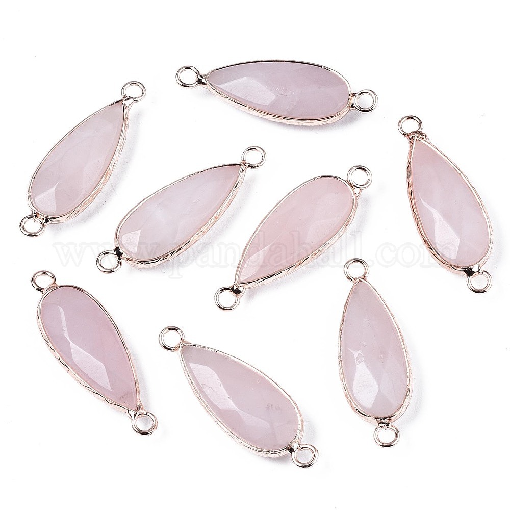 Wholesale Natural Rose Quartz Link Connectors - Pandahall.com