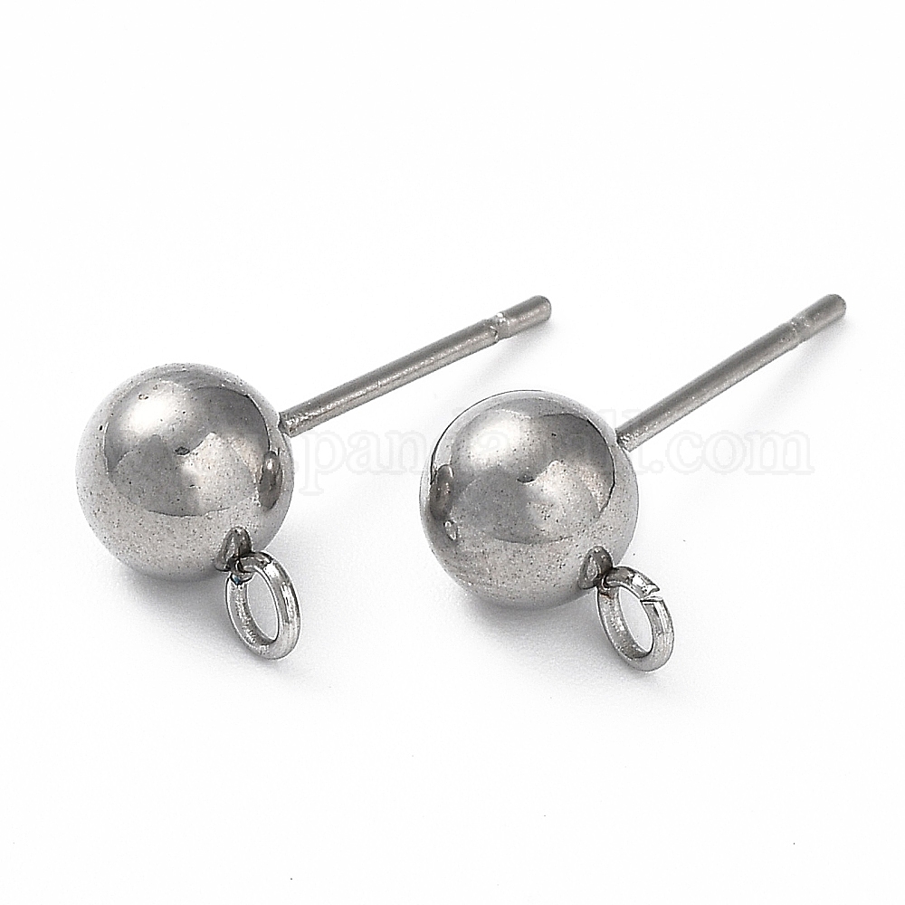 Wholesale Non-Tarnish 304 Stainless Steel Ball Post Stud Earring ...