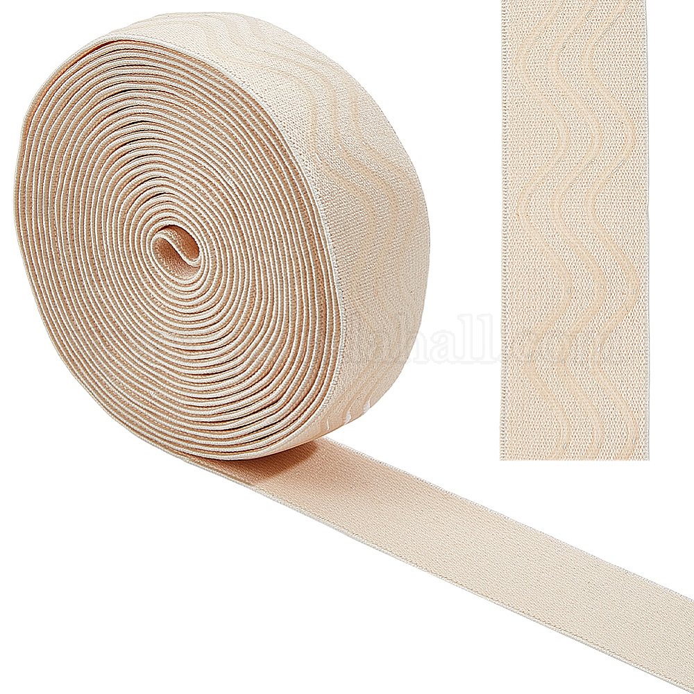 Wholesale 5 Yards Polyester Non-slip Elastic Bands - Pandahall.com