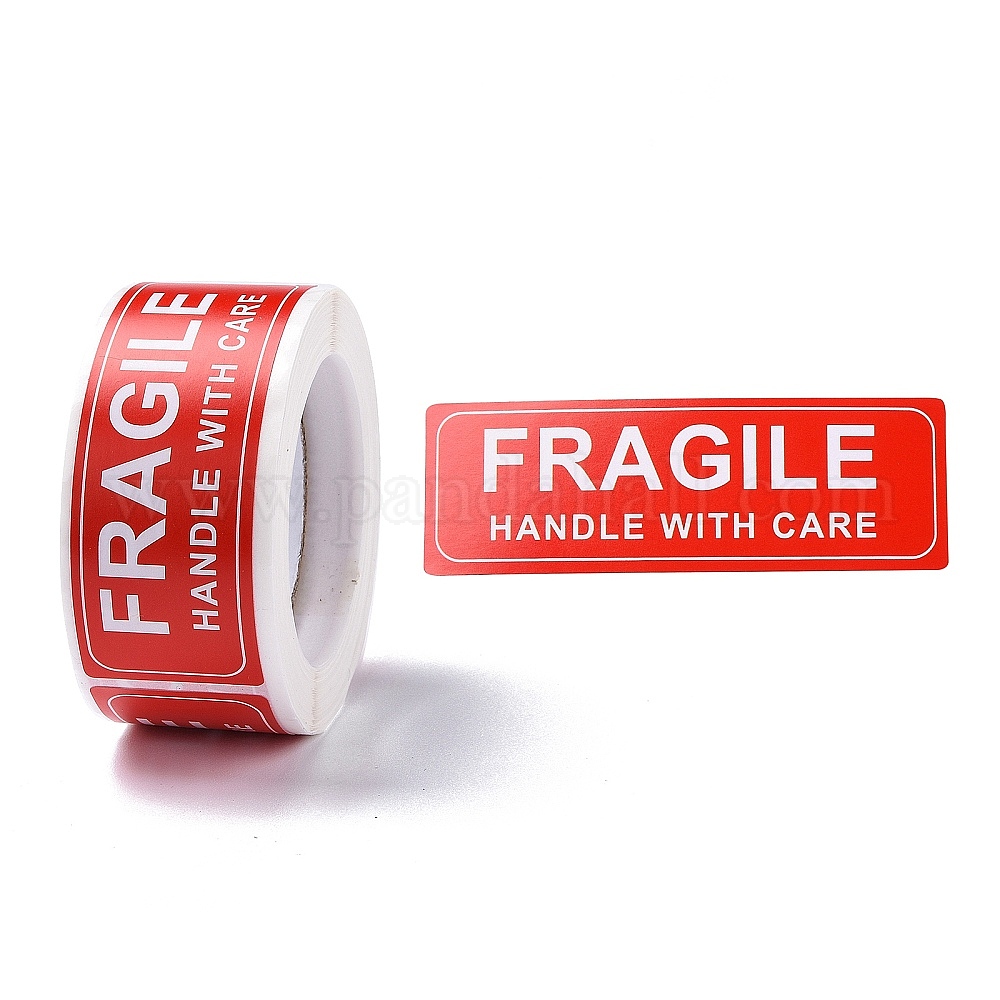 Wholesale Self-Adhesive Paper Warning Tag Stickers - Pandahall.com