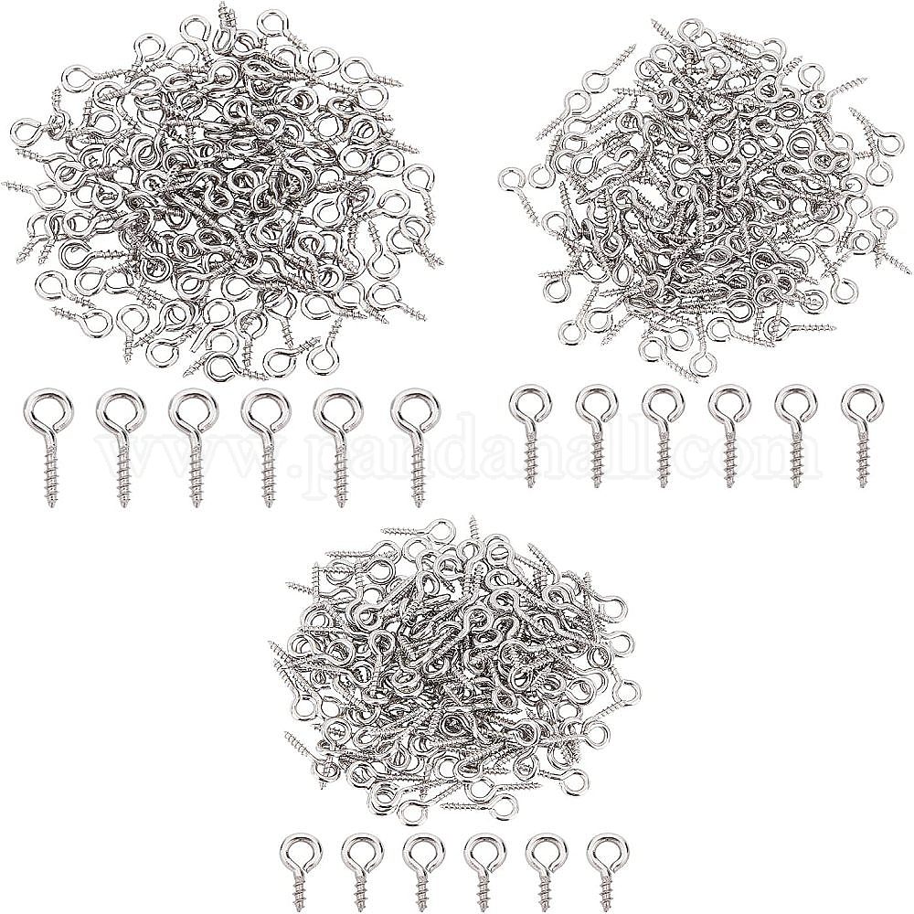 Wholesale 304 Stainless Steel Screw Eye Pin Peg Bails - Pandahall.com