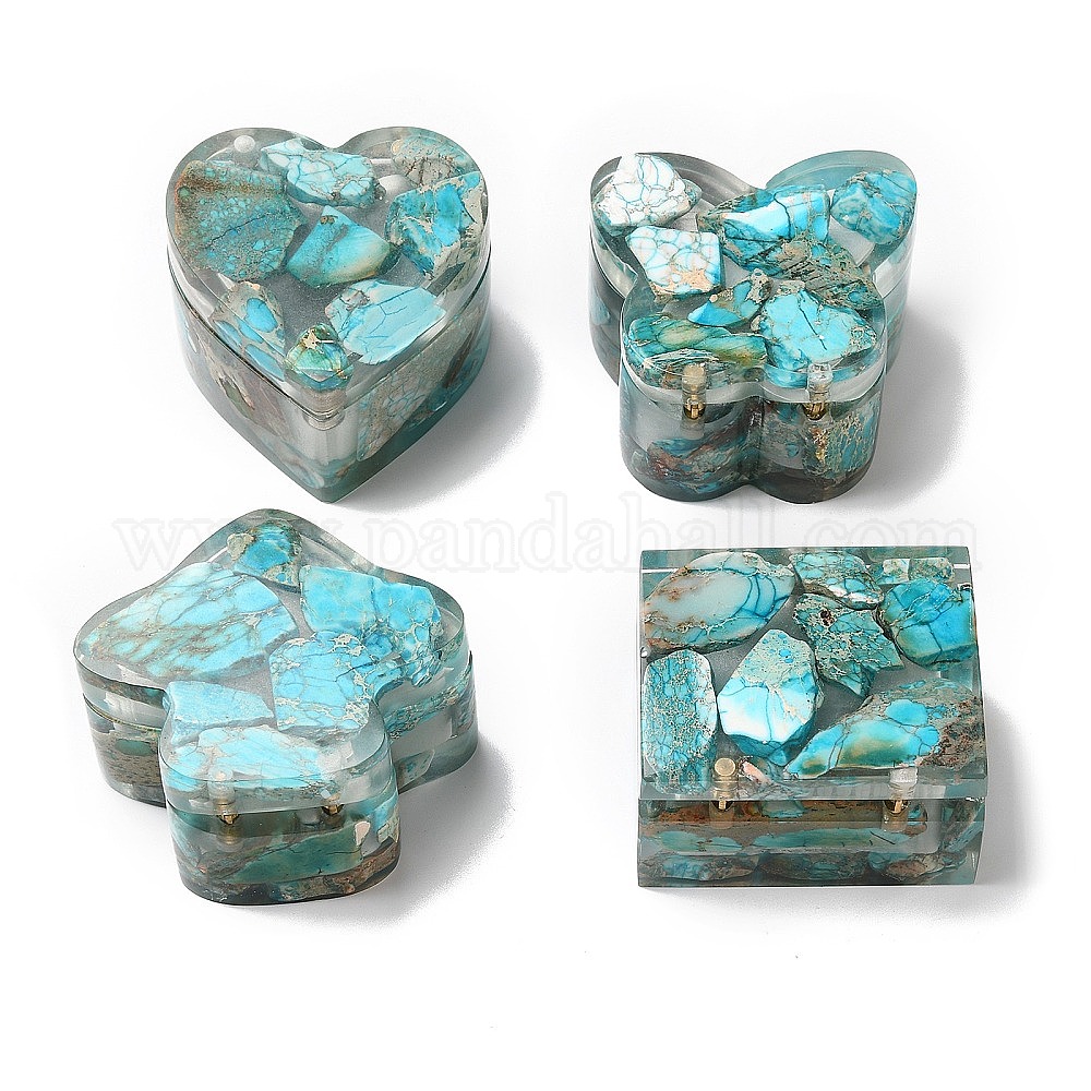 Wholesale Transparent Resin Gift Boxes - Pandahall.com