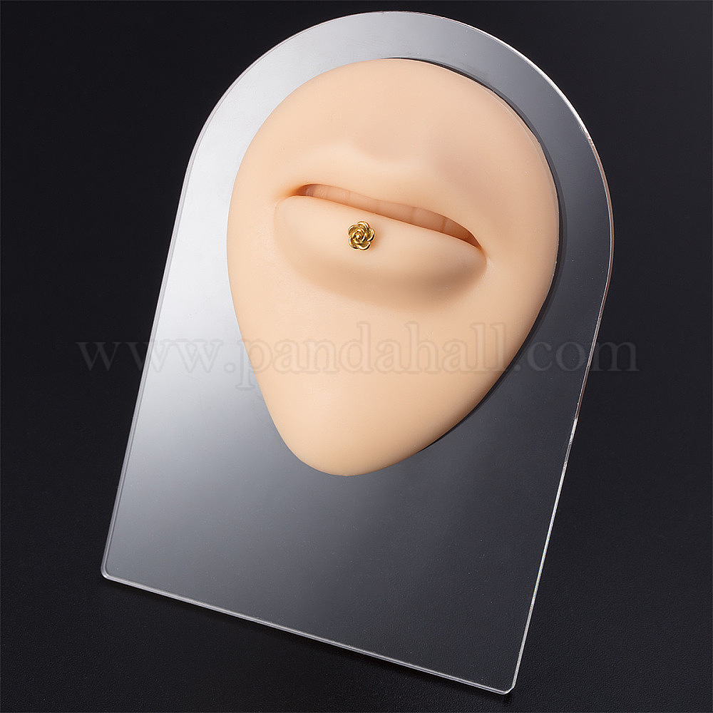 Wholesale Soft Silicone Mouth Flexible Model Body Navel Displays with ...