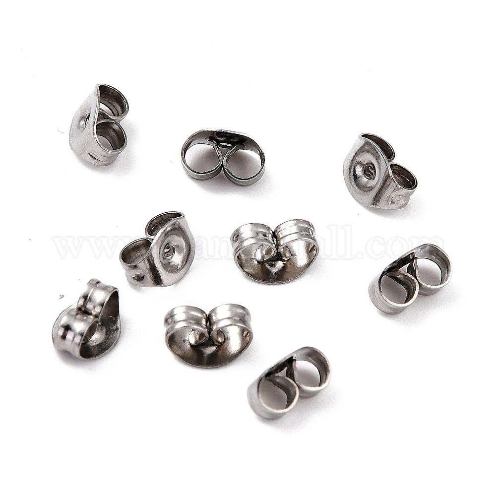 Wholesale Tarnish Resistant 304 Stainless Steel Ear Nuts - Pandahall.com