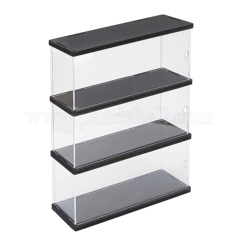 Wholesale 3-Tier Rectangle Transparent Acrylic Minifigures Display Case ...
