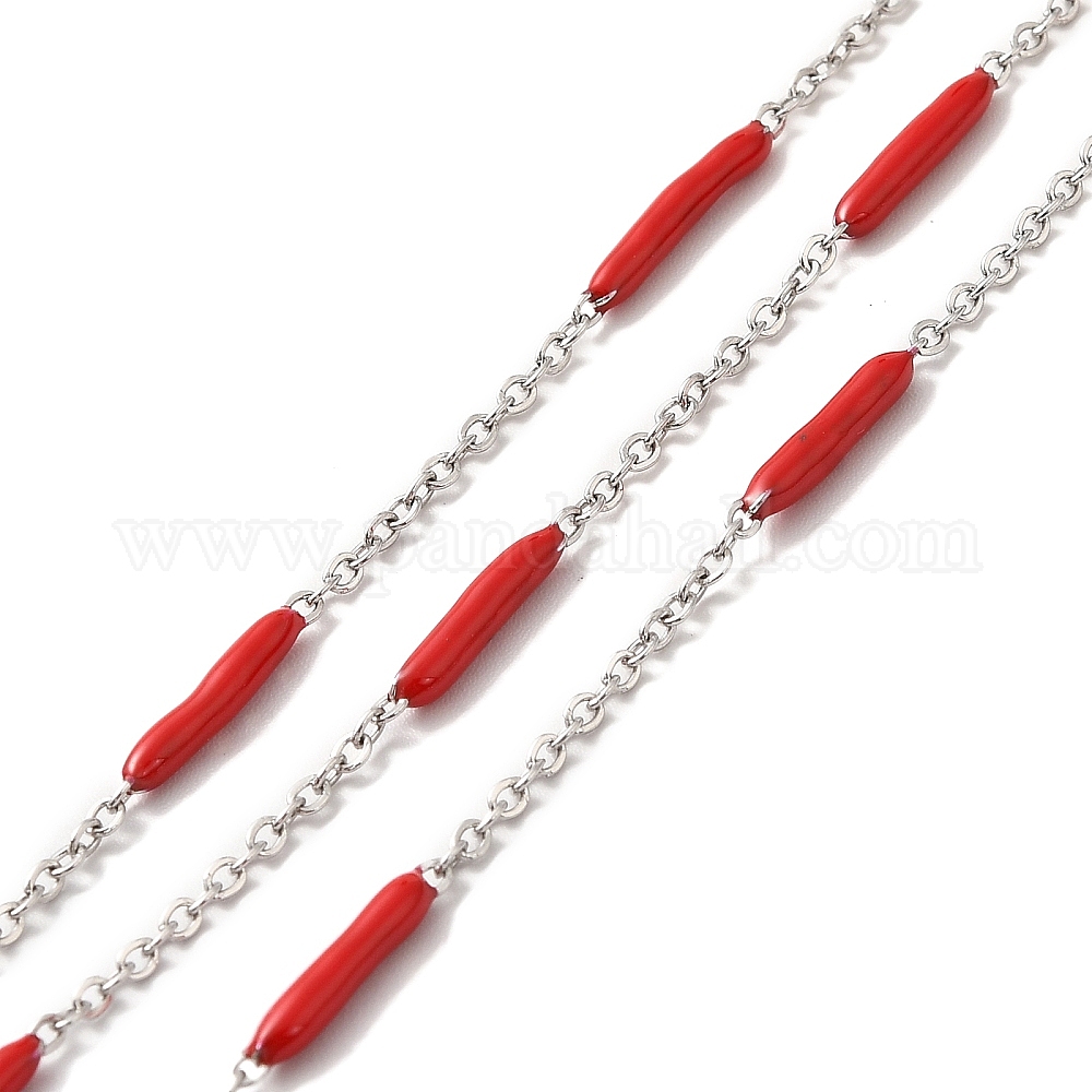 Wholesale Enamel Column Link Chains - Pandahall.com