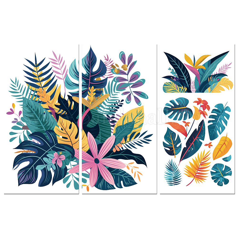 Wholesale 3 Sheets 3 Styles PVC Waterproof Decorative Stickers ...