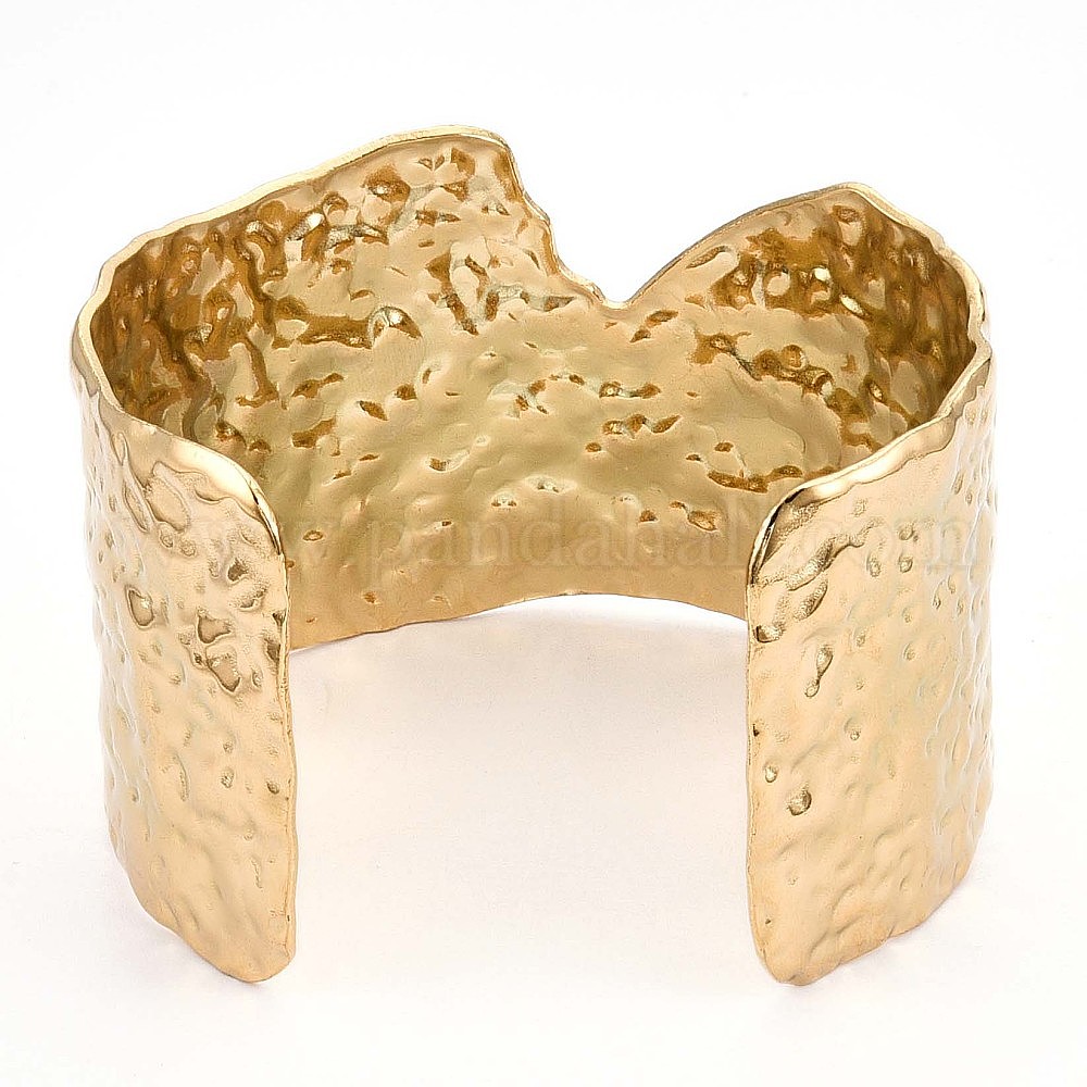 Wholesale Ion Plating(IP) 304 Stainless Steel Wide Open Cuff Bangle for ...