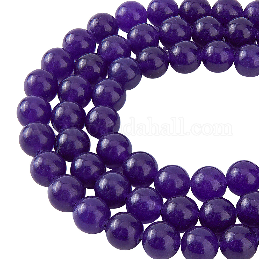 Wholesale 3 Strands Natural Amethyst Round Beads Strands - Pandahall.com