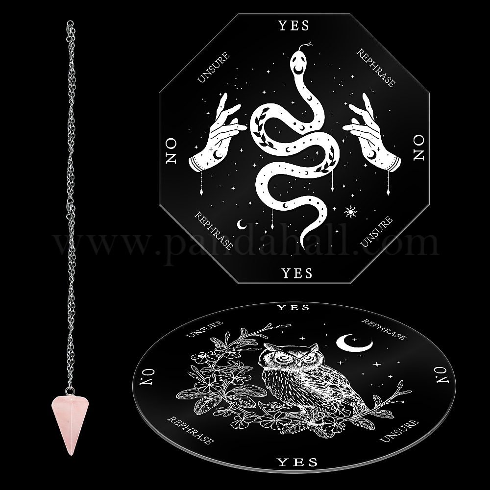 Wholesale DIY Pendulum Board Dowsing Divination Making Kit - Pandahall.com