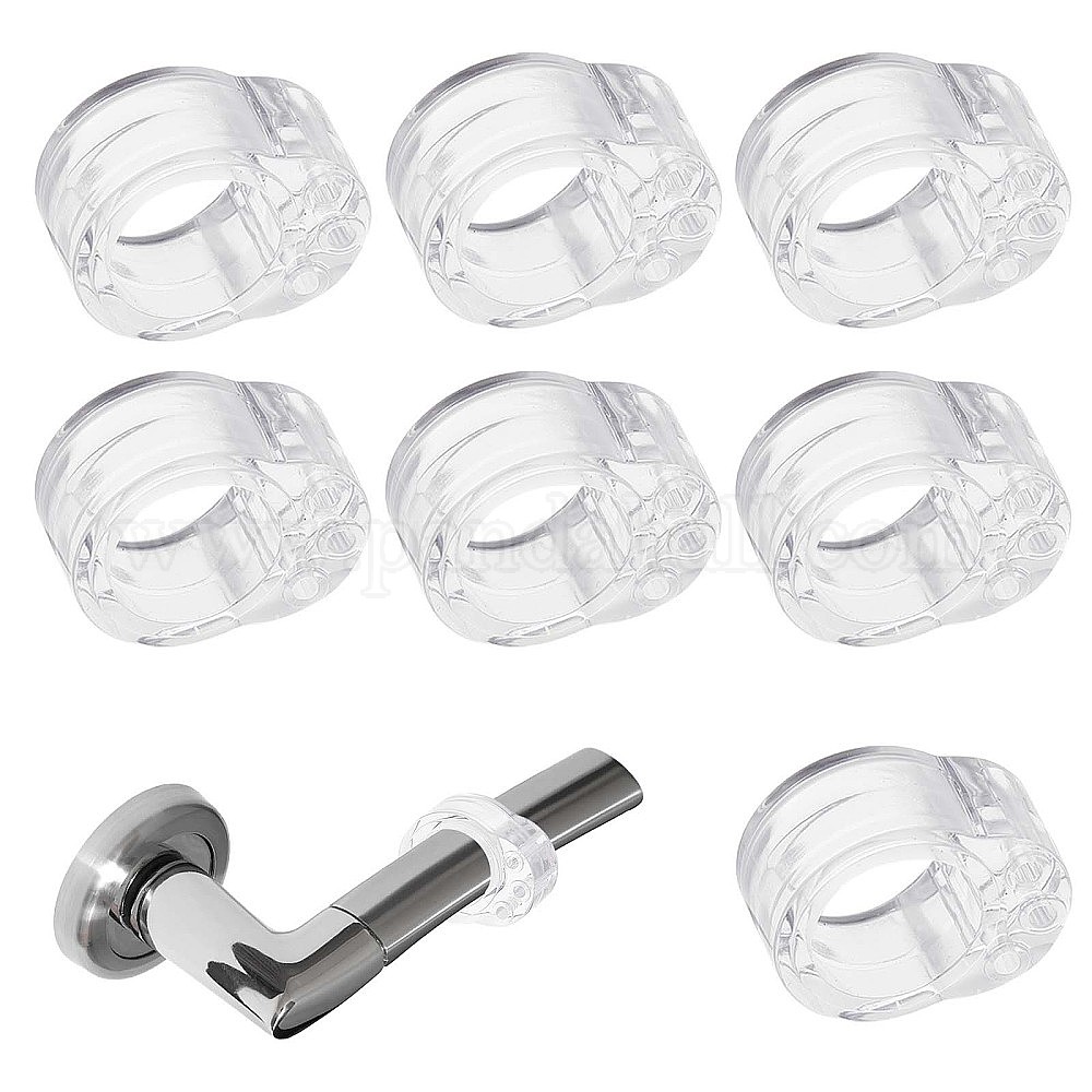 Wholesale PVC Plastic Door Handle Door Stopper - Pandahall.com