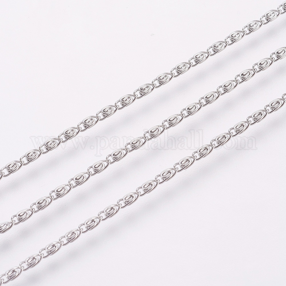 Wholesale Tarnish Resistant 304 Stainless Steel Lumachina Chains ...