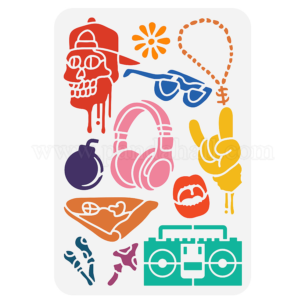Wholesale Plastic Drawing Painting Stencils Templates - Pandahall.com