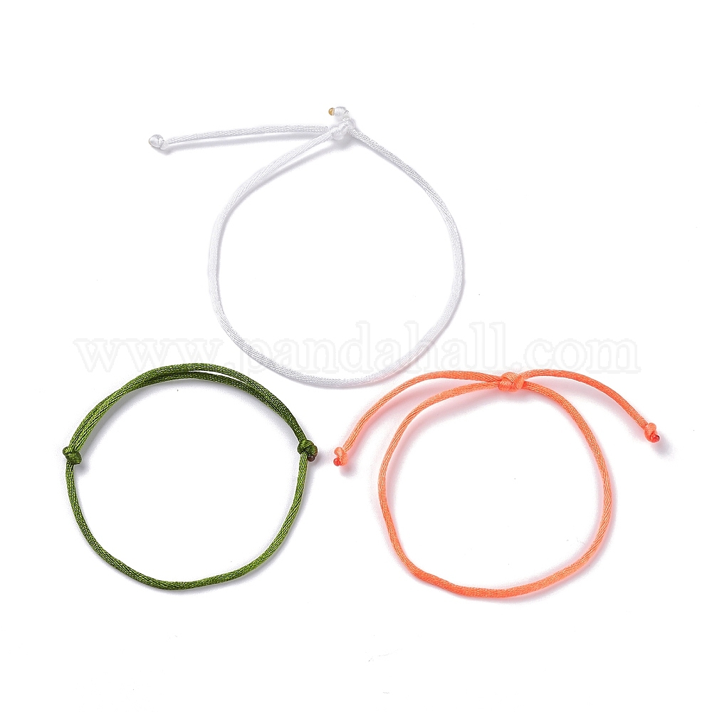 Wholesale Simple Nylon Cord Bracelets Set - Pandahall.com