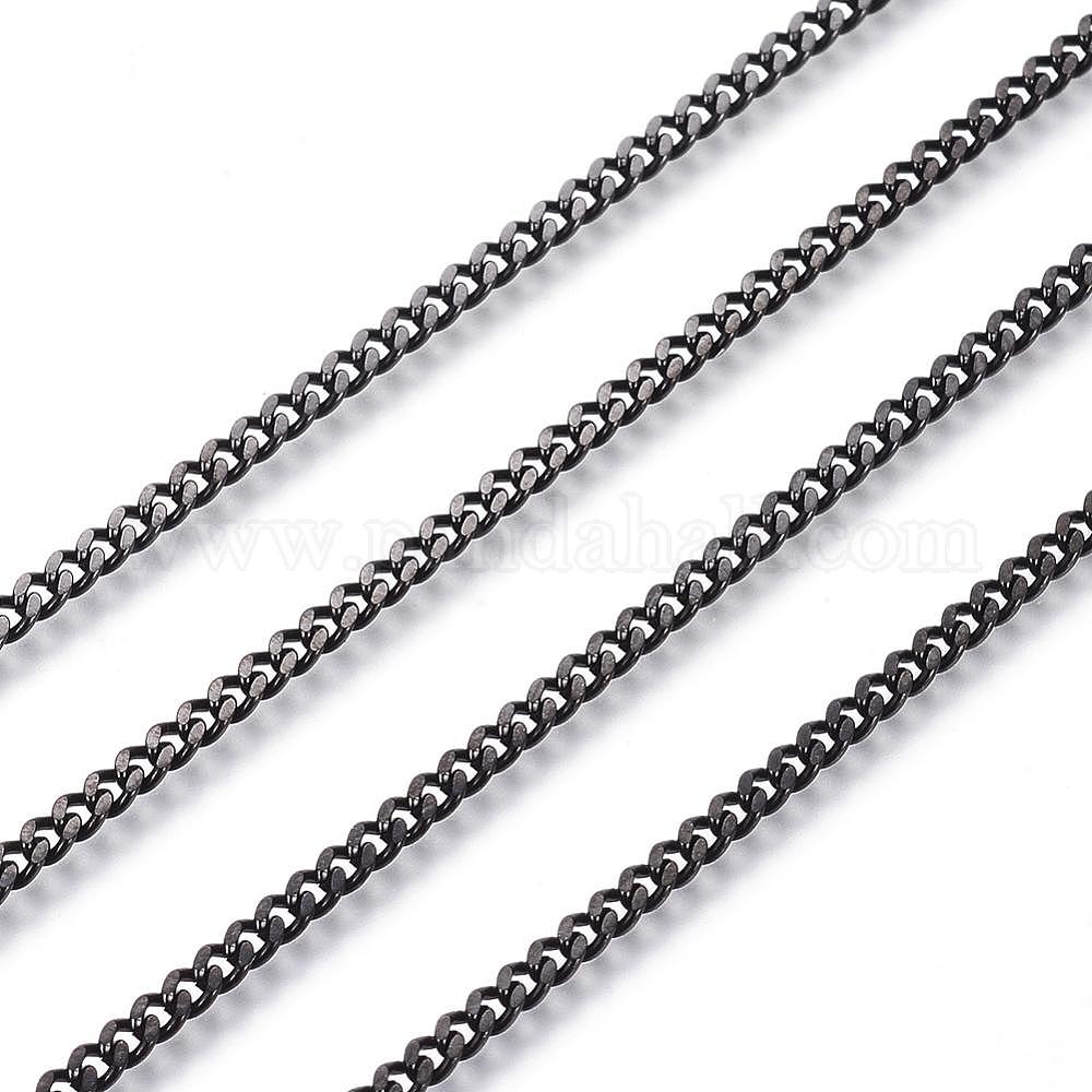 Wholesale 304 Stainless Steel Twisted Chains Curb Chains - Pandahall.com