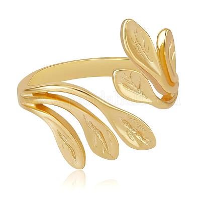leaf ring wrap around