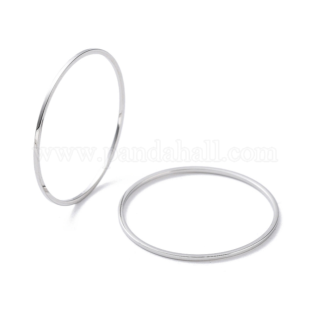Wholesale Non-Tarnish 304 Stainless Steel Plain Band Rings - Pandahall.com