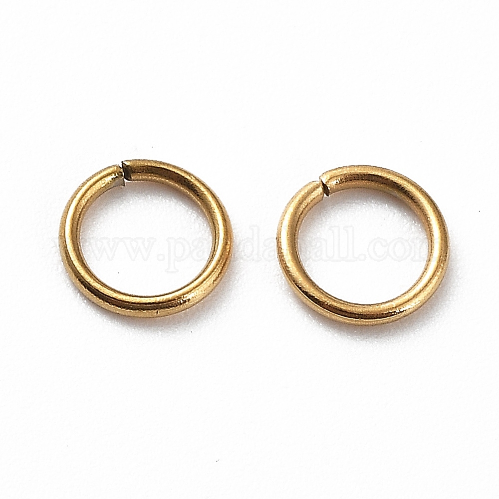 Wholesale Ion Plating(IP) 304 Stainless Steel Jump Rings - Pandahall.com