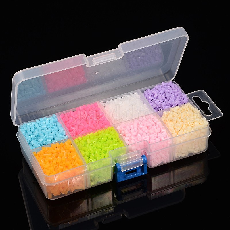 Wholesale 8 Color PE DIY Melty Beads Fuse Beads Refills - Pandahall.com
