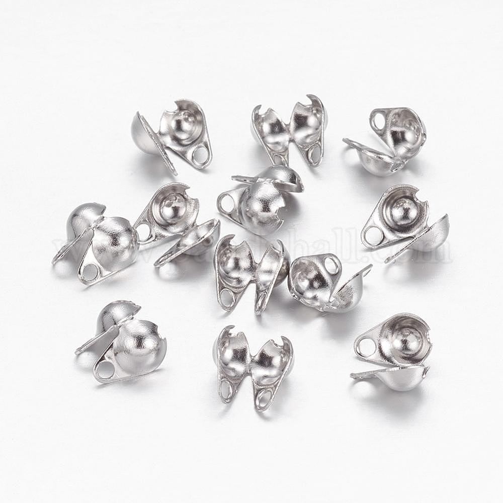 Wholesale Tarnish Resistant 304 Stainless Steel Bead Tips - Pandahall.com