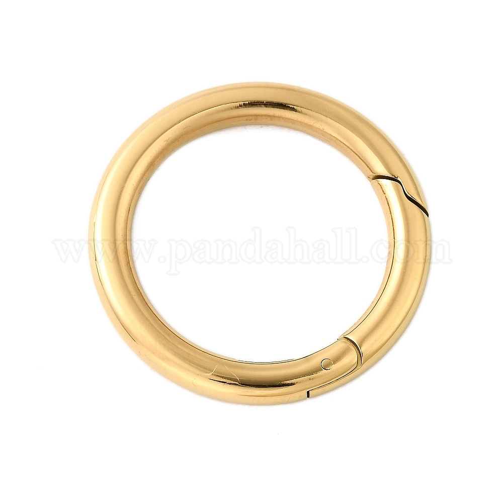 Wholesale 304 Stainless Steel Spring Gate Rings - Pandahall.com