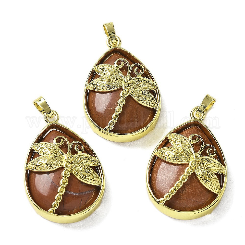 Wholesale Natural Red Jasper Pendants - Pandahall.com