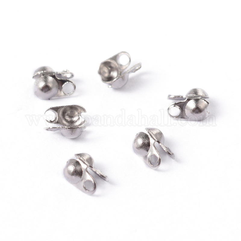 Wholesale Tarnish Resistant 304 Stainless Steel Bead Tips - Pandahall.com