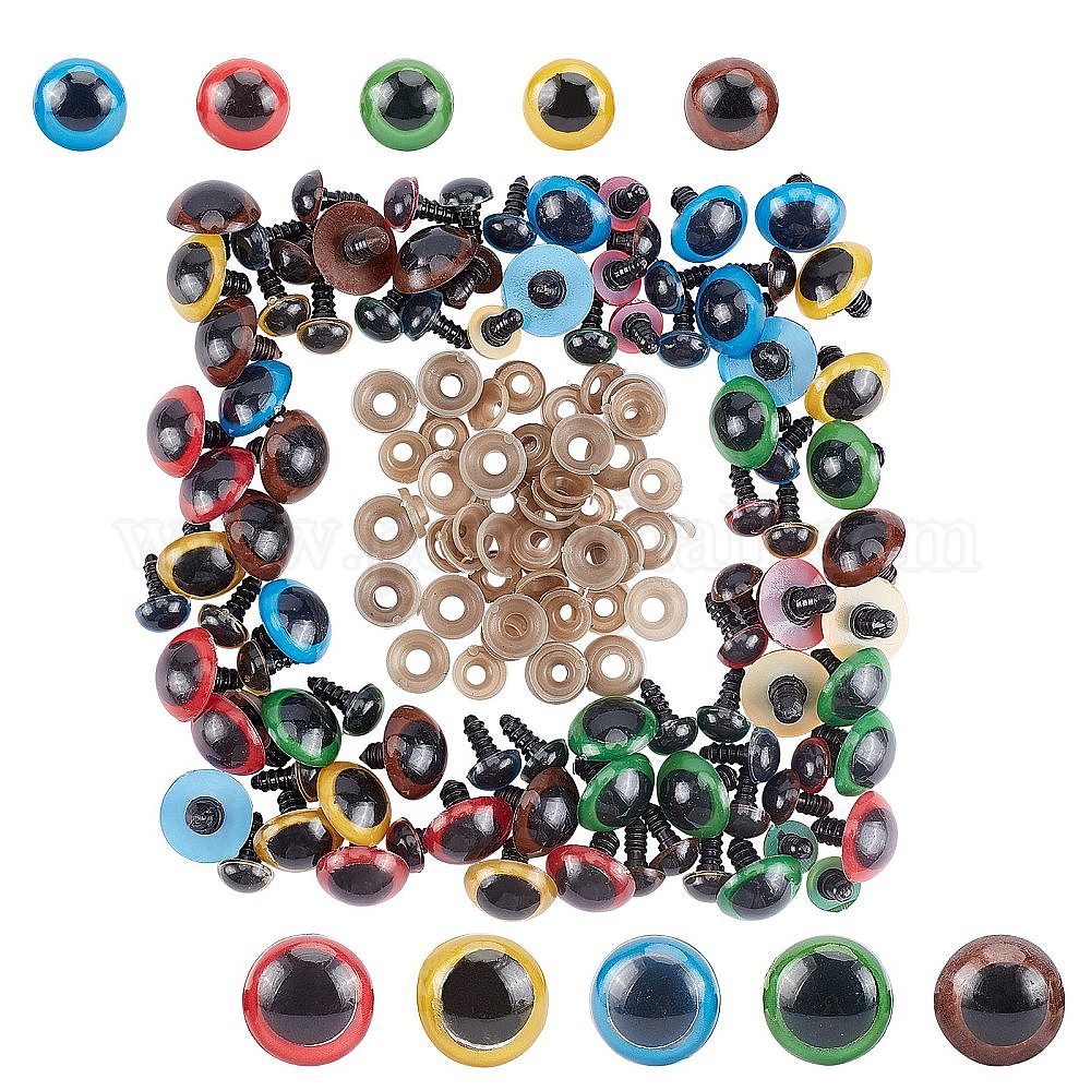 Wholesale Craft Plastic Doll Eyes Stuffed Toy Eyes - Pandahall.com