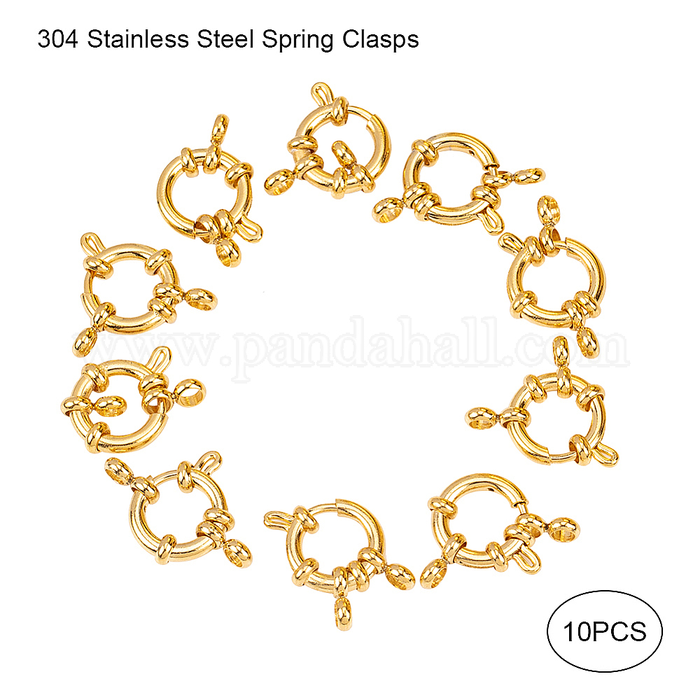 Wholesale 304 Stainless Steel Spring Ring Clasps - Pandahall.com