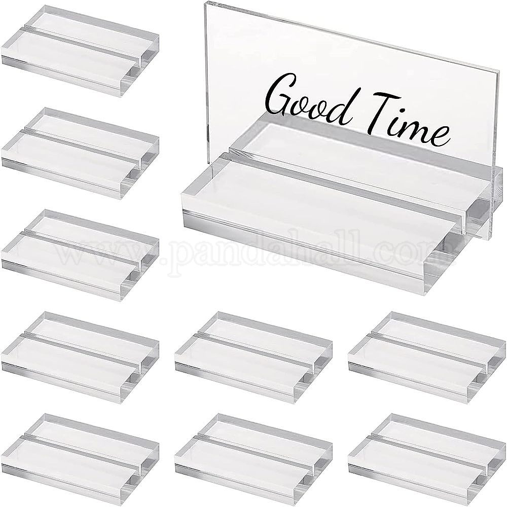 Wholesale Transparent Acrylic Base - Pandahall.com