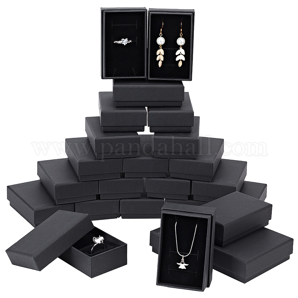 Wholesale Kraft Paper Cardboard Jewelry Boxes - Pandahall.com