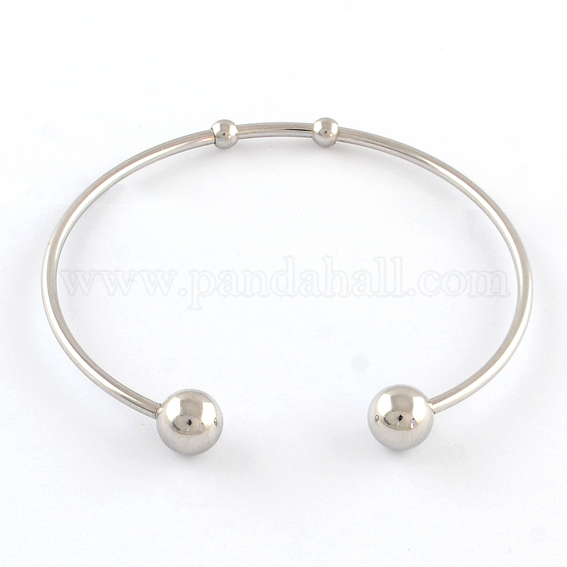 Wholesale Tarnish Resistant 304 Stainless Steel Cuff Bangle Making ...
