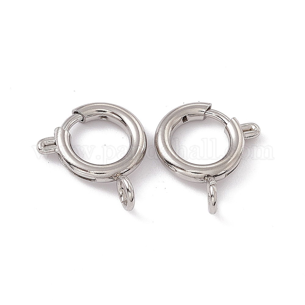 Wholesale Non-Tarnish 201 Stainless Steel Spring Ring Clasps ...