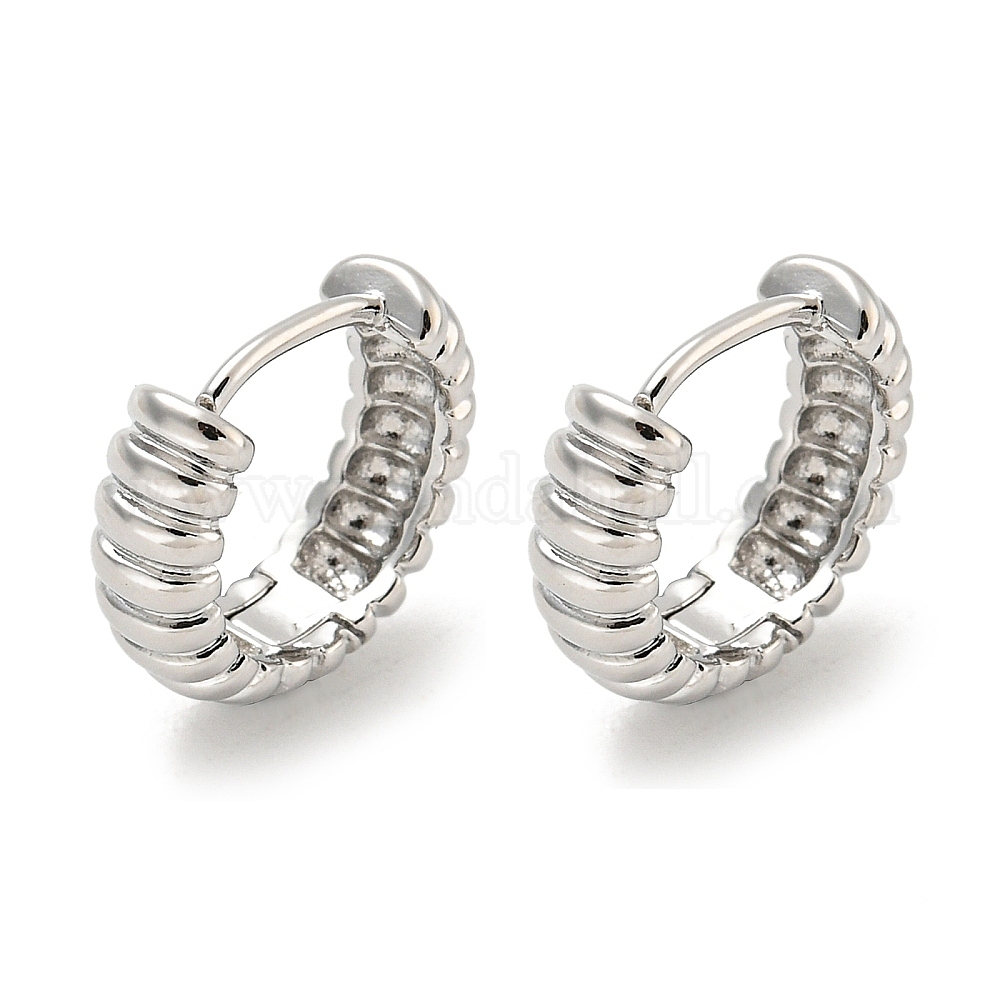 Wholesale Brass Hoop Earrings - Pandahall.com