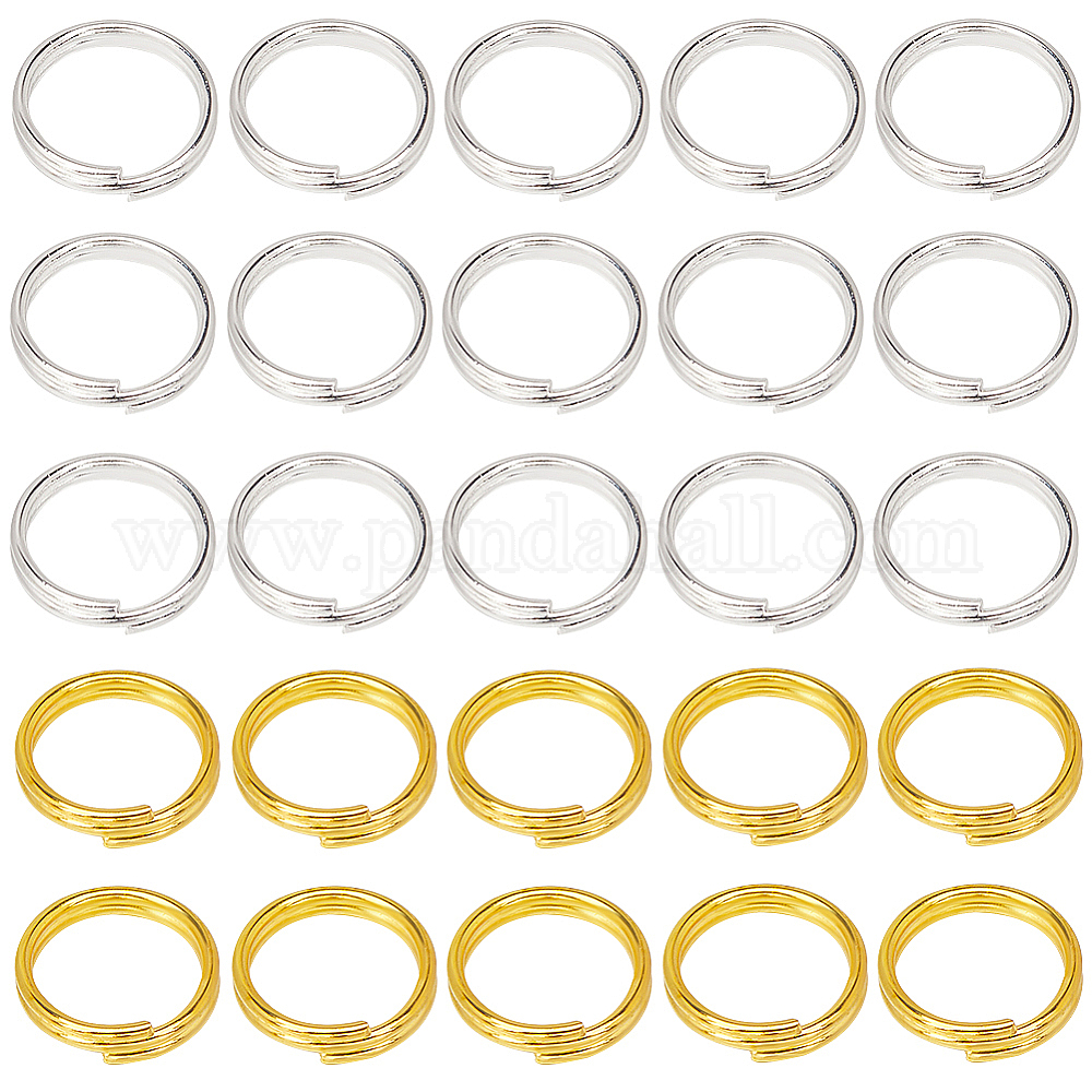 Wholesale 600Pcs 2 Colors Brass Split Rings - Pandahall.com