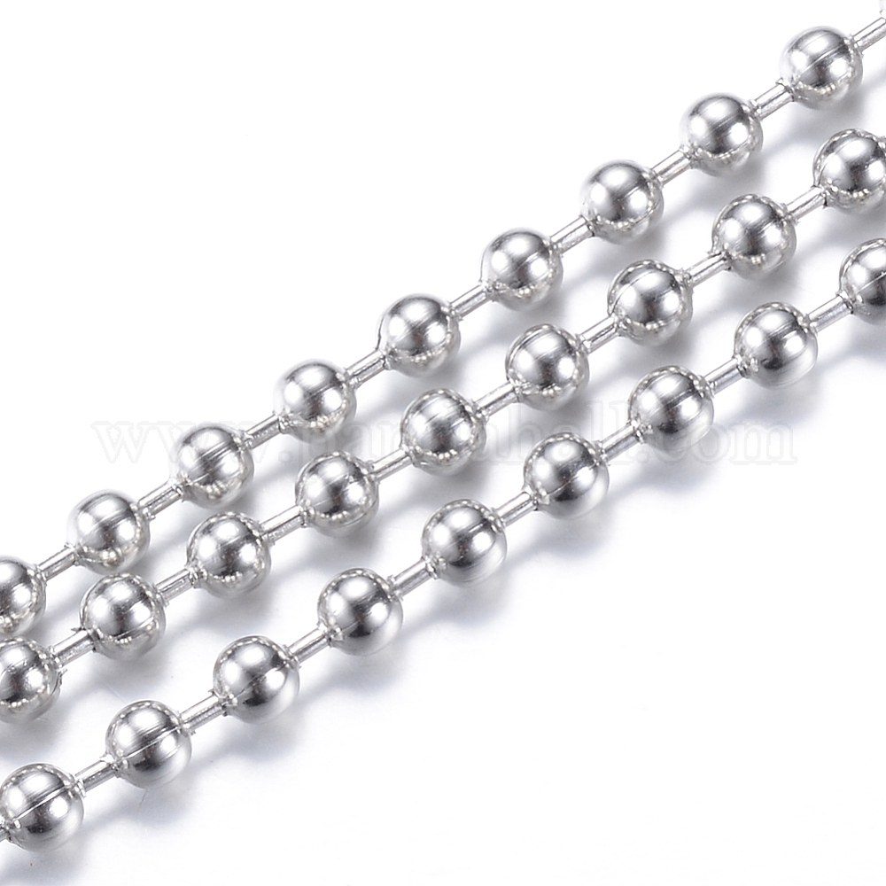 Wholesale Tarnish Resistant 304 Stainless Steel Ball Chains - Pandahall.com