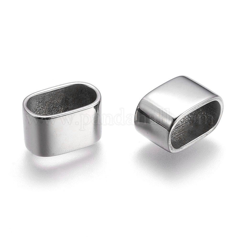 Wholesale Non-Tarnish 304 Stainless Steel Slide Charms/Slider Beads ...