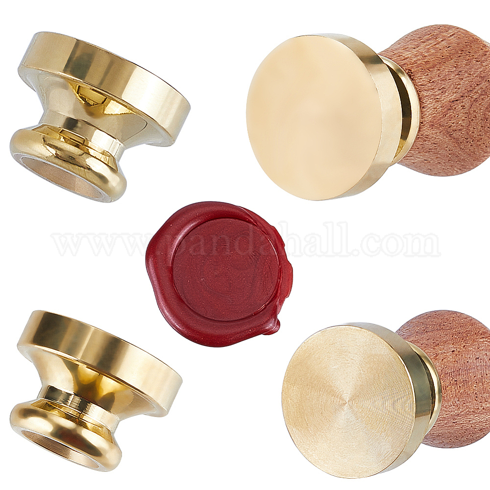 Wholesale 2Pcs 2 Styles Blank Wax Seal Brass Stamp Heads - Pandahall.com